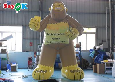 China Customized Size Giant Inflatable Gorilla For Commercial Advertising for sale