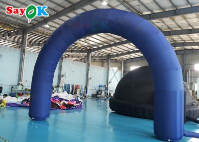China Blue Inflatable Arch Waterproof For Adversting Events Grand Opening for sale