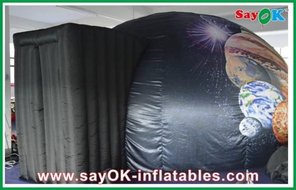Quality Inflatable Air Dome Projection Tent Black Inflatable Planetarium Dome Tent for sale