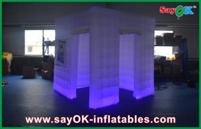 China Inflatable Photo Booth Rental Event Decorative Inflatale Lighting Photo Booth Equipment For Rental for sale