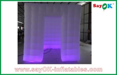 China Advertising Booth Displays L2.4 W2.4 H2.5M Custom Inflatable Products With Led Light For Event for sale