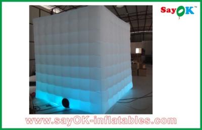 China Advertising Booth Displays L2.4 W2.4 H2.5M Custom Inflatable Products With Led Light For Event for sale