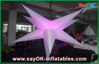 China Party Event Dekoration Aufblasbare Hängende LED-Lichtstern für Werbung zu verkaufen