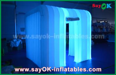 China Advertising Hanging Inflatable Colorful Cube Decoration With Led Lighting for sale