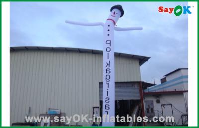 China Dancing Inflatable Man Customized Advertising Snowman Inflatable Air Dancer / Waving Man For Festival for sale