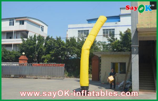 Tipo gonfiabile giallo dell'uomo gonfiabile del bastone, ballerini Inflatables dell'aria della pubblicità