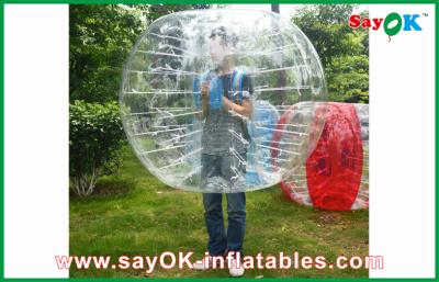 China Inflatable Interactive Games Inflatable Bumper Bubble Ball Zorbing 0.8mmPVC / TPU For Family for sale