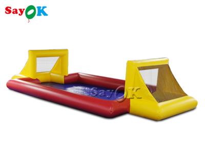 China Aufblasbare Fußball-Spiel-wechselwirkende aufblasbare Sportspiel-luftdichter PVC-Fußballplatz for sale