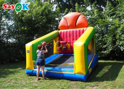 China Aufblasbares Sportspiel-Kinderbasketball-Rennschießen-Spiel des Basketballspiel-4x3.6x3m aufblasbares for sale