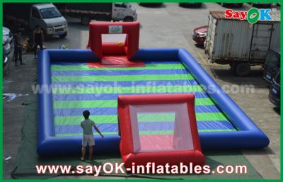 China Fußball-aufblasbare Spiele dauerhafte PVC-Planen-aufblasbarer Sportspiel-/Kinderaufblasbarer Fußball for sale