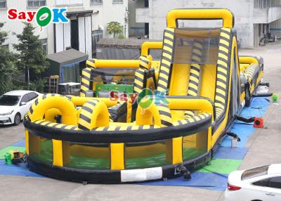 China Outdoor Funny Inflatable Obstacle Course Digital Pringting Blow Up Obstacles Games for sale