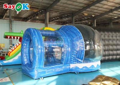 China 11.5FT Christmas Decoration Inflatable Snow Globe Transparent Bubble Tent for sale