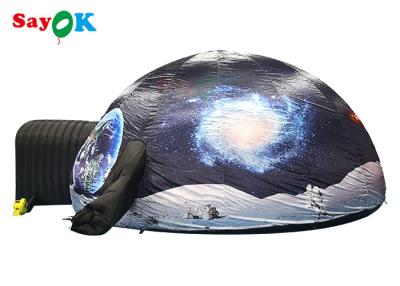 China Tragbares aufblasbares Planetariumszelt mit schneller Expansion und aufblasbarer Sternkuppel mit Druckmuster zu verkaufen