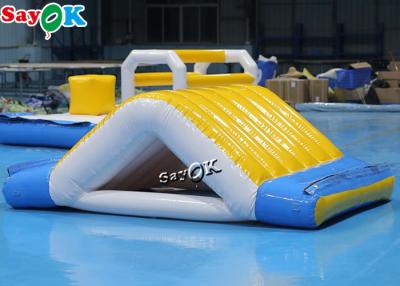 China Inflatable Water Wheel 3x2x1mH Inflatable Water Toys Amusement Park Double Blow Up Pool Slide for sale