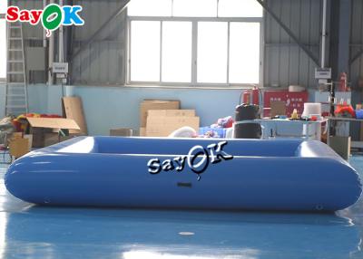 China Inflatable Pool Toys Blue Small Commercial Kids Inflatable Swimming Pool With Pump 4x4x0.6mH for sale