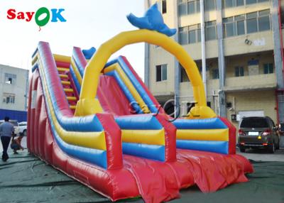 China Inflatable Bounce House With Slide Large Inflatable Slide Backyard Kids Commercial Playground Inflatable Water Slide for sale