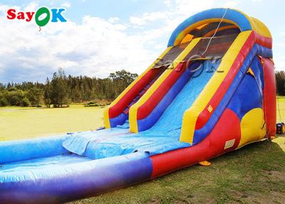 China Commercial Inflatable Slide Outdoor Inflatable Water Slides Backyard Adult Kid Playground PVC Inflatable Pool Slide for sale