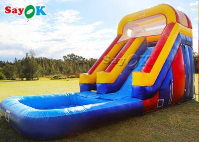 China Commercial Inflatable Slide Outdoor Inflatable Water Slides Backyard Adult Kid Playground PVC Inflatable Pool Slide for sale