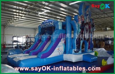 China Inflatable Jumping Bouncer Waterproof 0.55mm PVC Inflatable Bouncer Slide Castle Trampoline for sale