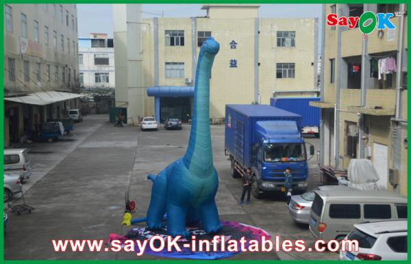 Inflatable Christmas Dinosaur Fire Proof Inflatable Dragon Toy Dinosaur Oxford Cloth With CE / UL Blower
