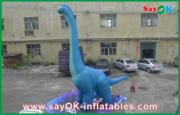 Inflatable Christmas Dinosaur Fire Proof Inflatable Dragon Toy Dinosaur Oxford Cloth With CE / UL Blower