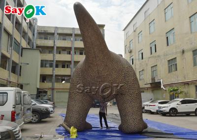 China Inflatable Christmas Dinosaur 5m 15ft Inflatable Mascot T-Rex Tyrannosaurus Dinosaur For Exhibition for sale