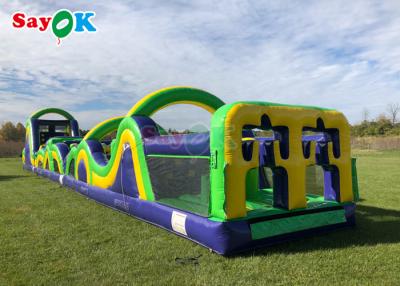 China 5k Giant Inflatable Sports Obstacles Challenge Backyard Inflatable Run Obstacle Course for sale