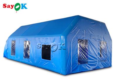 China Mobiler Oxford aufblasbarer Farbsprühstand mit Logo-Druck aufblasbares Arbeitszelt for sale