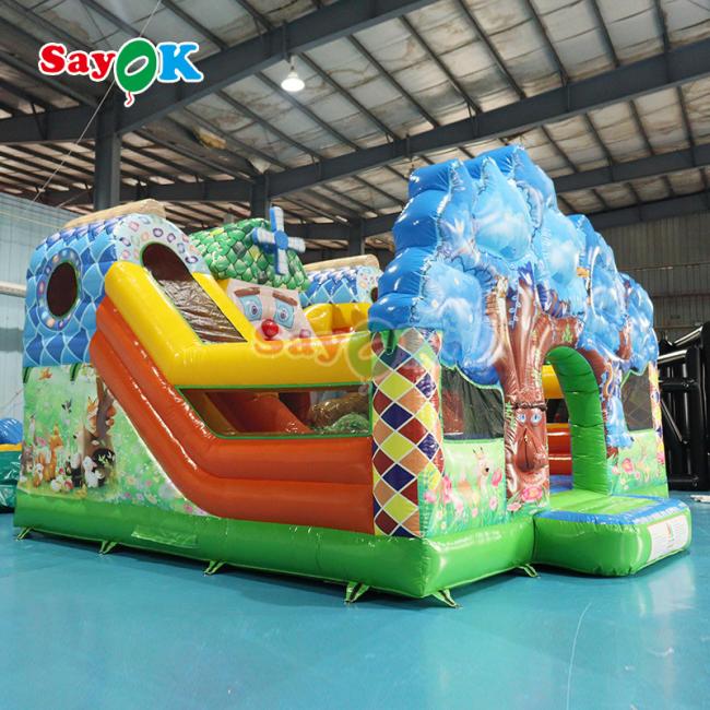 bouncy castle with slide