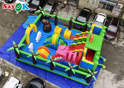 China Waterproof Inflatable Playground Naughty Fort Castle Slide for sale