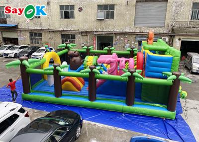 China Waterproof Inflatable Playground Naughty Fort Castle Slide for sale