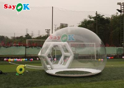 China Outdoor Tunnel Clear Bubble Camping Tent Inflatable Bubble Tent House for sale