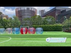 De opblaasbare van het Lichaamszorb van pvc van het Balspel Openluchtspel TPU Ballen van de de Bellenvoetbal Transparante