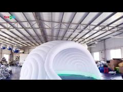 Barraca inflável comercial portátil da barraca inflável do globo para a resistência do vento da feira profissional das promoções