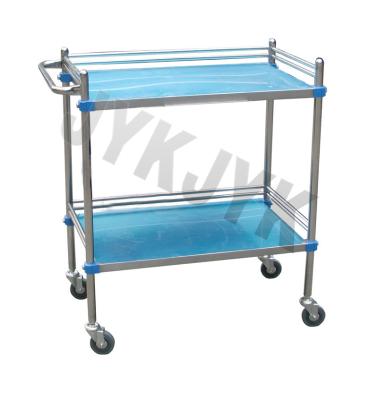 中国 ステンレス鋼処理手順トロリーカート病院医療器具、4つのキャスター付き 販売のため