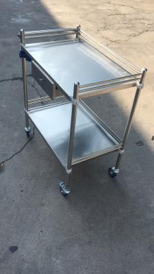 中国 医療用蘇生除細動器クラッシュカート（2段棚付き） 販売のため