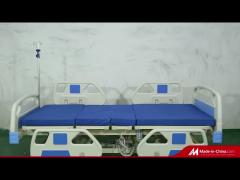 Intensive Care Motorised Hospital Bed Tilted For Patients Examination