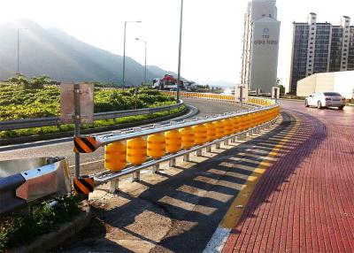 China EVA-materiaal wegbescherming verkeersveiligheid Rotary Barrel Roller Barrier Te koop
