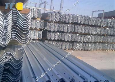 China High Speed Road Safety Barrier W Beam Guardrail Traffic Safety Barrier High Strength Galvanized Barrier for sale