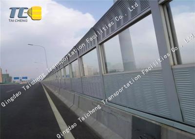 China Fireproof Galvanized Highway Noise Barrier For Road Sound Insulation for sale