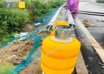 China PU EVA Reflective Tape Highway Guardrail With Galvanized Highway Crash Barrier for sale