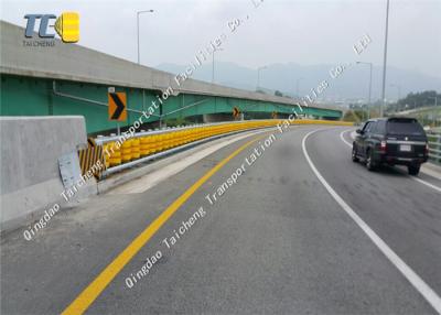 Cina Resistenza della corrosione gialla durevole della barriera della strada di rotolamento di EVA per aggiornamento della strada in vendita