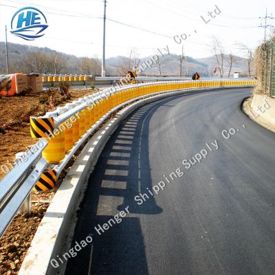 Cina Guardavia antiurto della metropolitana della ferrovia di EVA Rotating Barrel Highway Guide in vendita