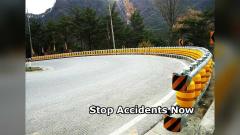 Road Safety Roller Barrier Protects Vehicles