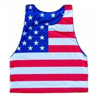China Polyester Women's Custom Lacrosse Pinnie Practical Multiscene for sale