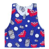 China Polyester Women's Custom Lacrosse Pinnie Practical Multiscene for sale