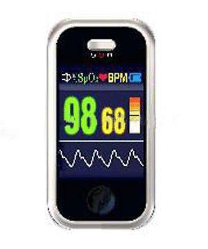 China New style with color display Real-time data can be transmitted to computers pulse oximeter AH-50H PLUS for sale