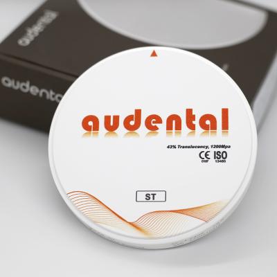 China White Zirconia Cad Cam Dental Blocks Super Translucency Implant Material for sale
