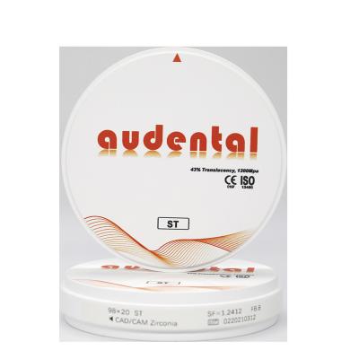 China White Zirconia Cad Cam Dental Blocks Super Translucency Implant Material for sale