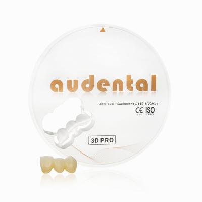 China Dental Material Lab Products 3D Pro Dental Zirconia Ceramic Block for sale